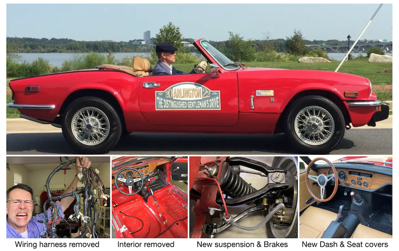 Triumph Spitfire - 1976 restored and used in the USA – Facts Disc